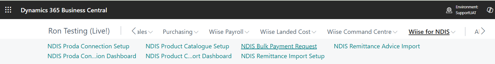 Process a NDIS Remittance Advice
